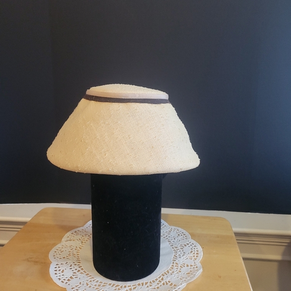 Accessories | Vintage Womans Midcentury Lamp Shade Hat With Ribbon ...